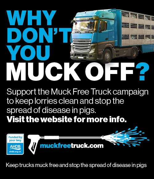 AHDB relaunches Muck Free Truck campaign to reduce disease risk - Pig World